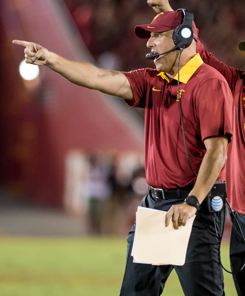 Helton faces uphill battle in first year as head coach - Daily Trojan