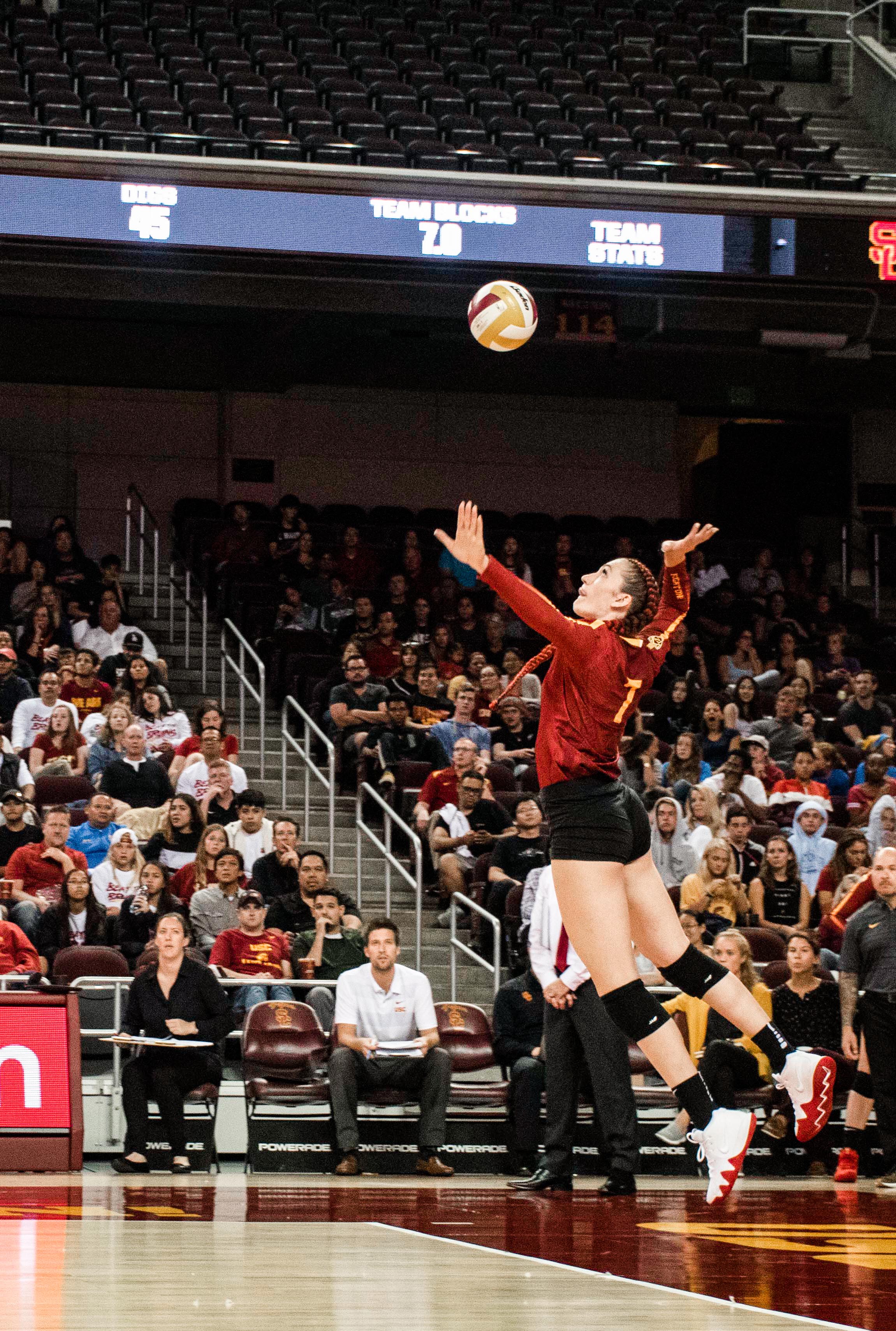 Volleyball splits weekend matchups to open season - Daily Trojan