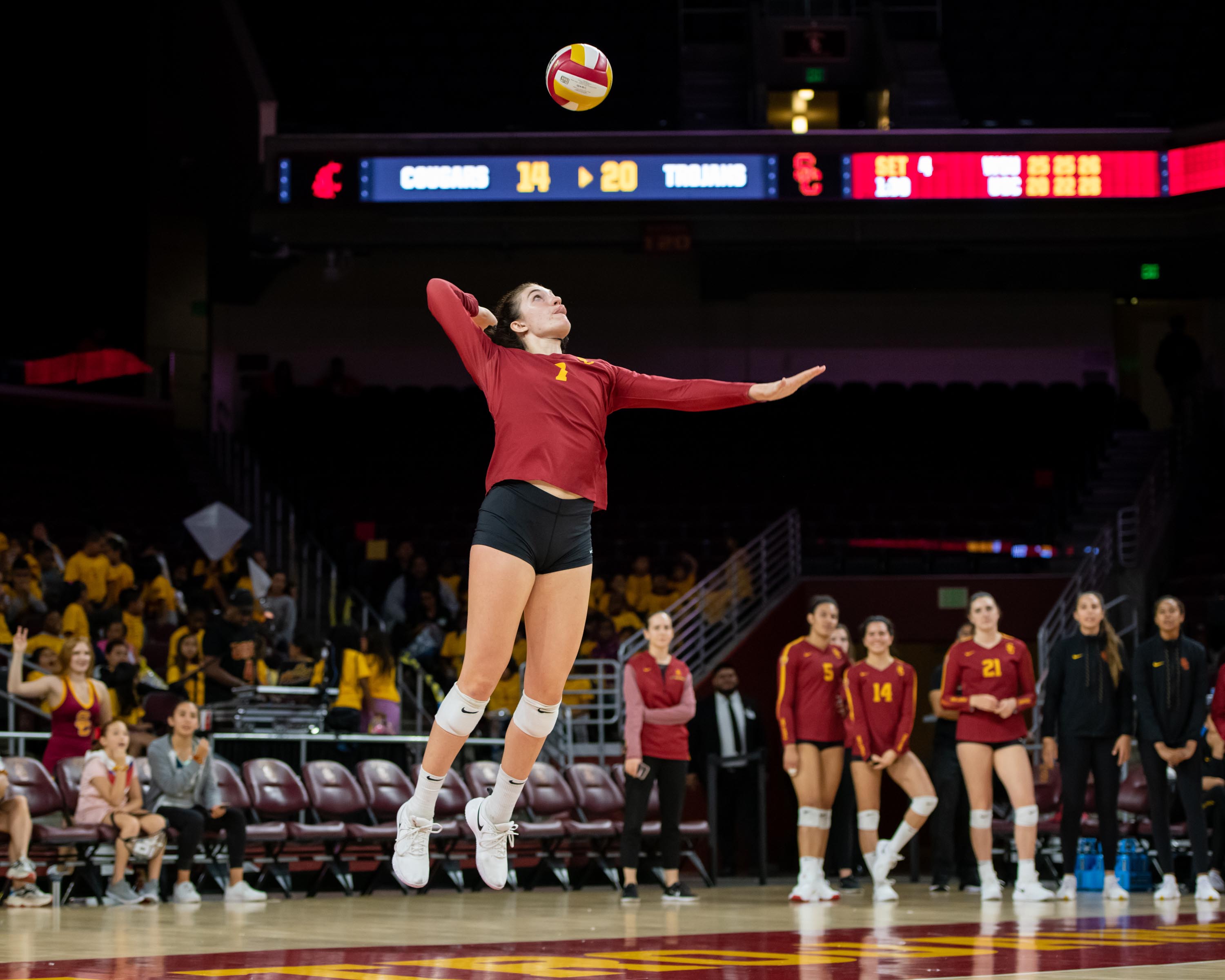 Volleyball splits home matchups against Washington schools - Daily Trojan
