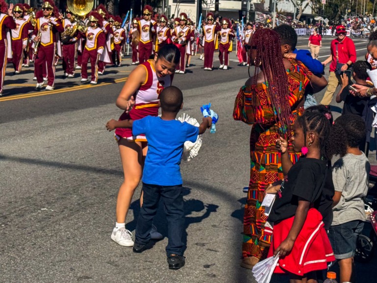 Spirit of Troy joins MLK Jr. parade in South Central - Daily Trojan
